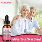 two bottles of glutathione supplement
