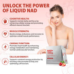 Two bottles of NAD supplement