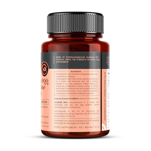 two bottles of PQQ capsules