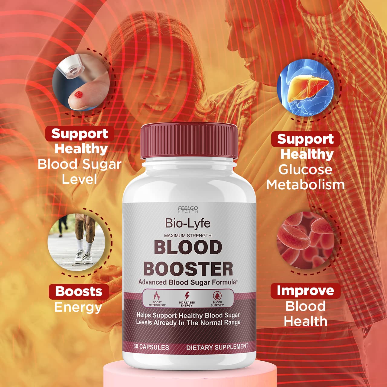 two-month supply of Biolyfe Blood Capsules