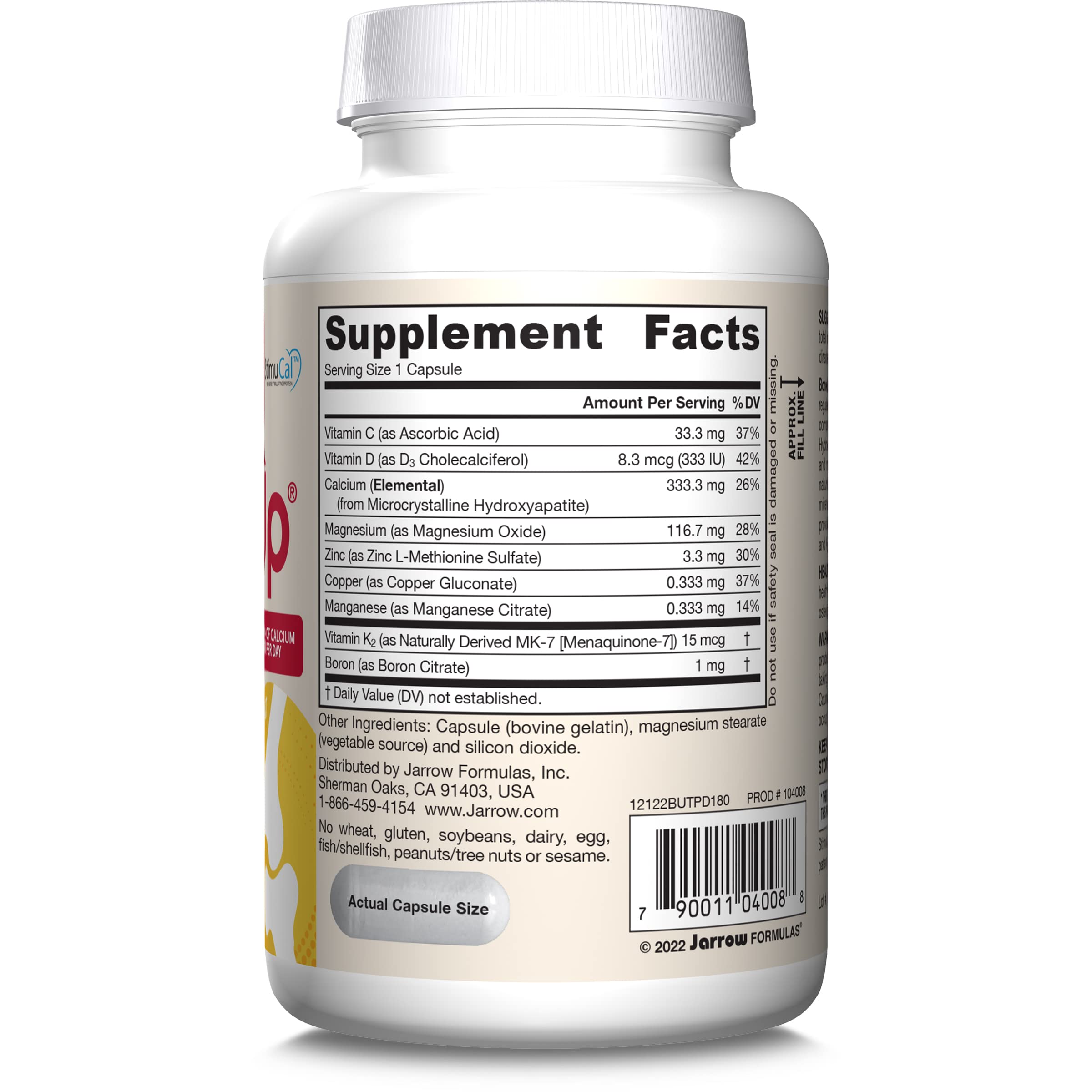 Two-month supply of bone-strengthening nutrients