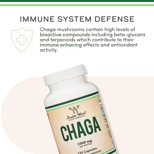 Two-month supply of Chaga capsules
