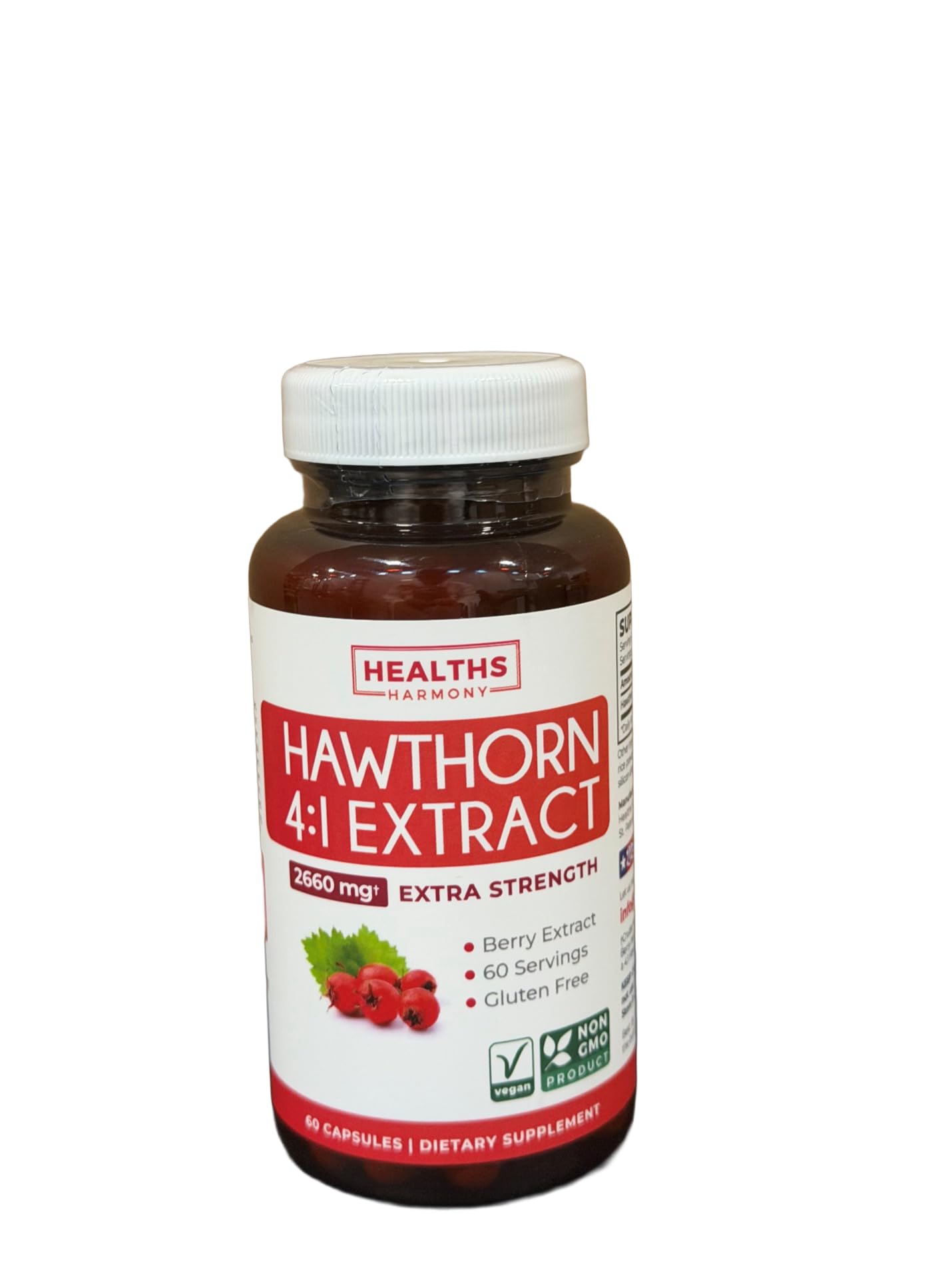 two month supply of hawthorn extract