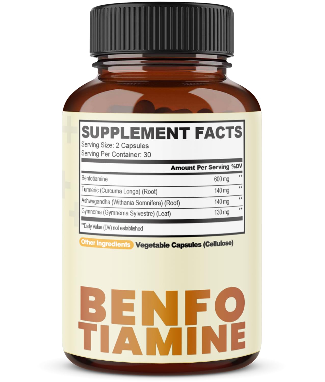 Two-month supply of turmeric capsules