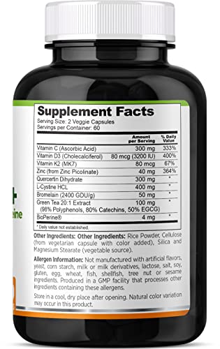 Two-month supply of zinc capsules