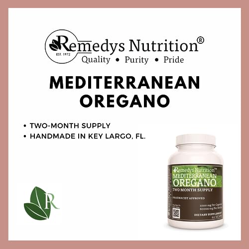 two month supply oregano capsules