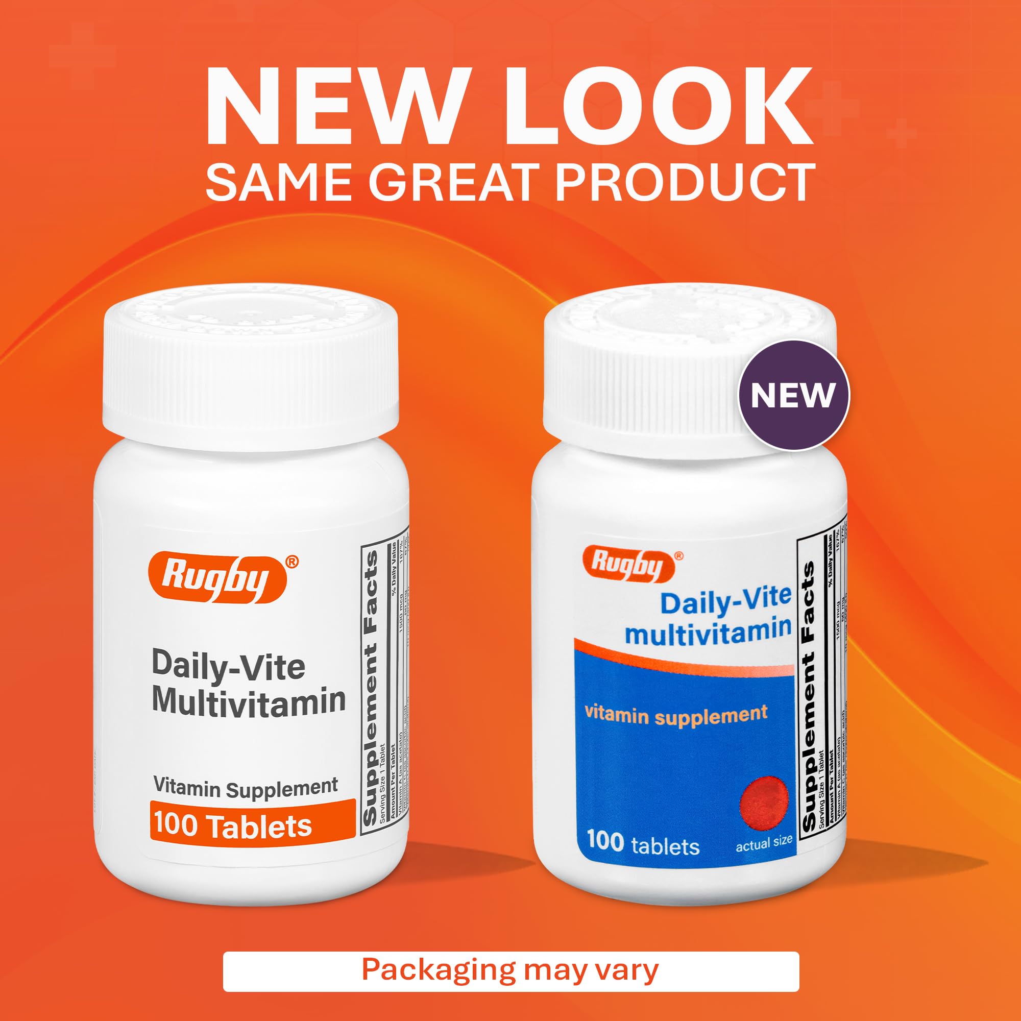 Two pack blended vitamin convenience