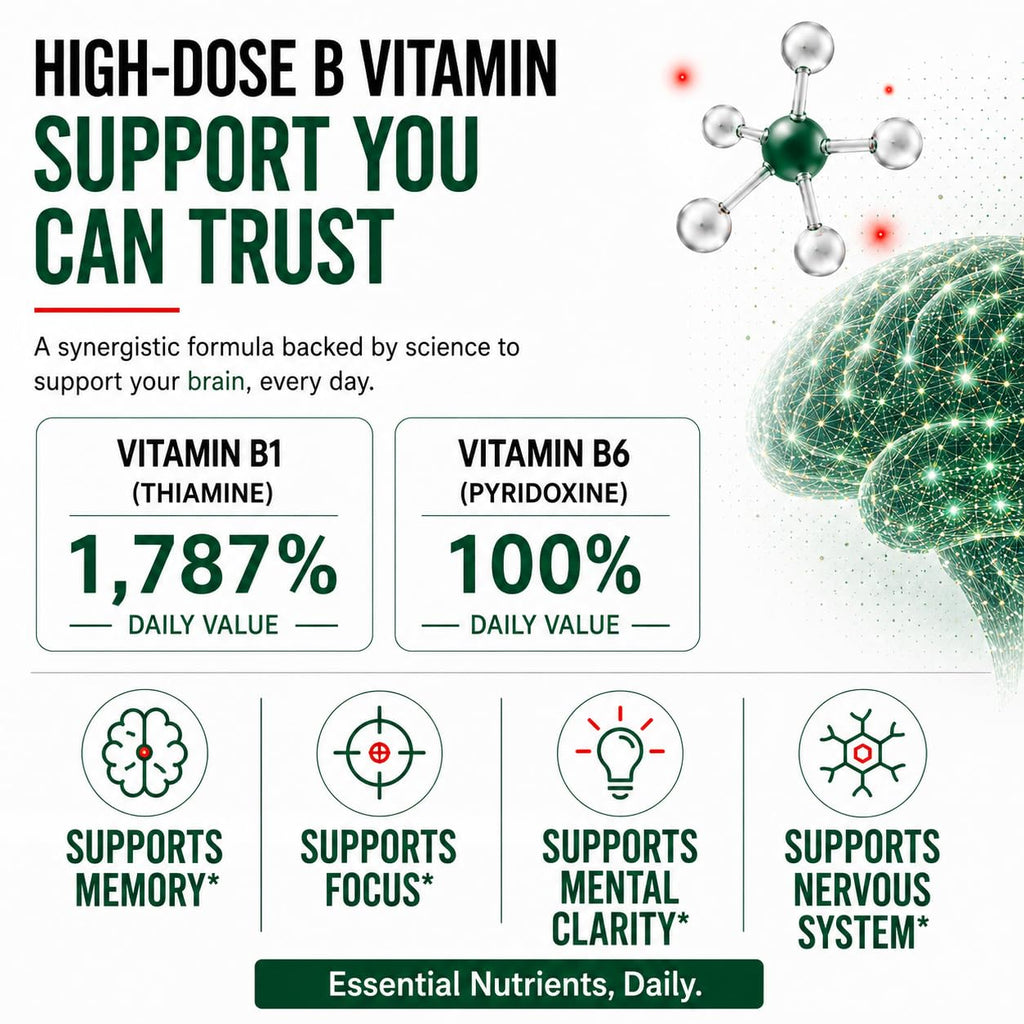 Two-pack brain support supplements