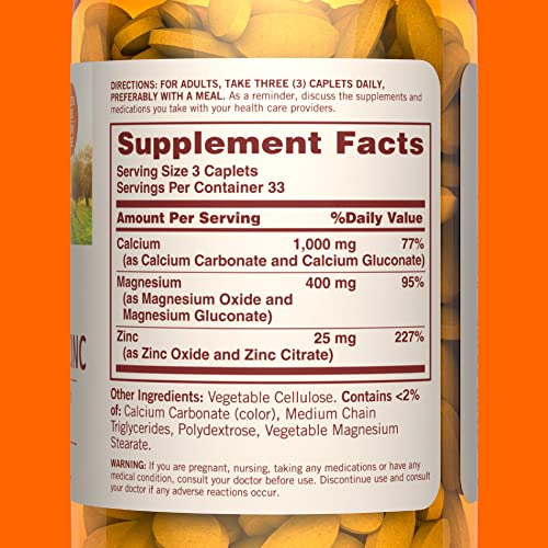 Two-pack calcium caplets for value