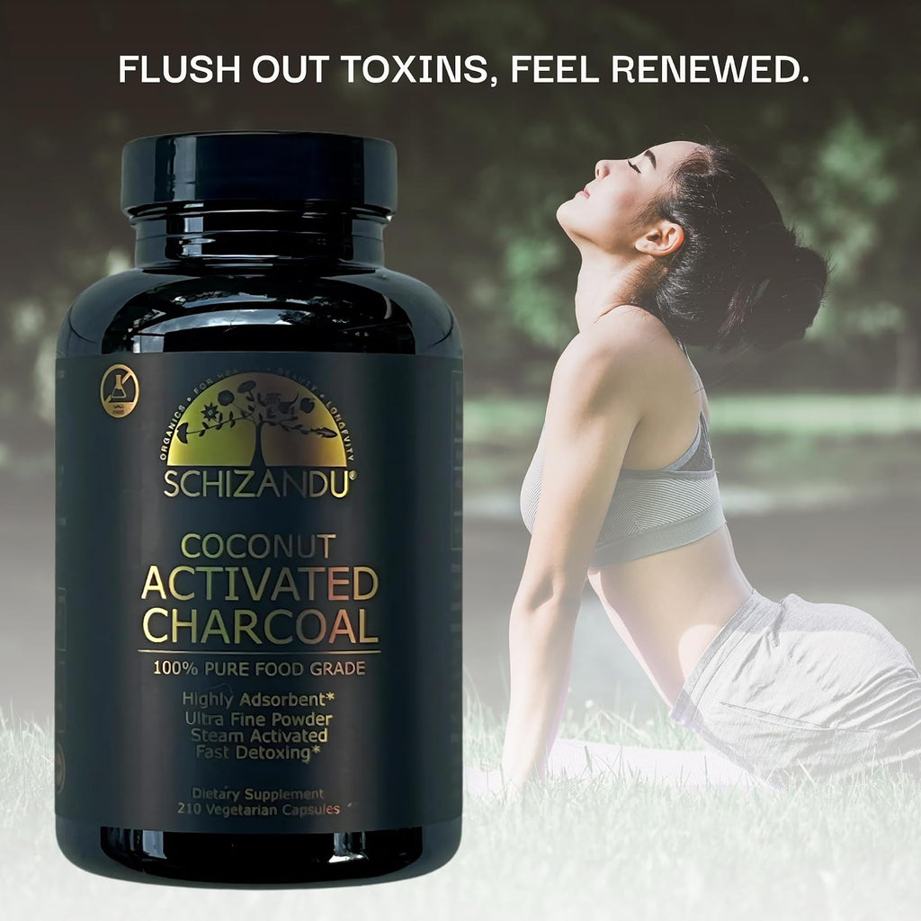 two pack charcoal capsules