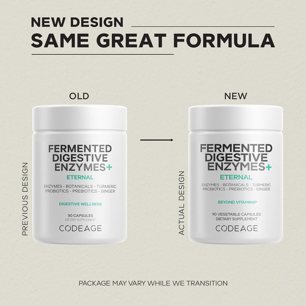 Two-pack digestive enzymes for convenience