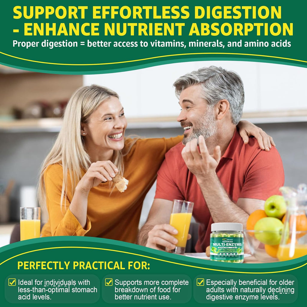 two pack digestive enzymes gummies