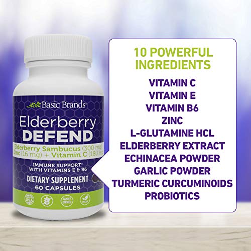 Two pack elderberry supplement