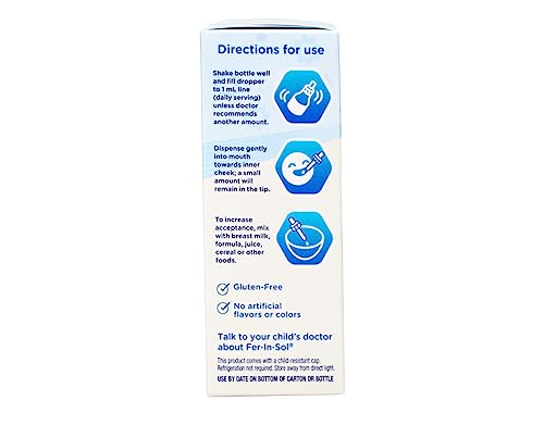 two-pack Enfamil Fer iron drops