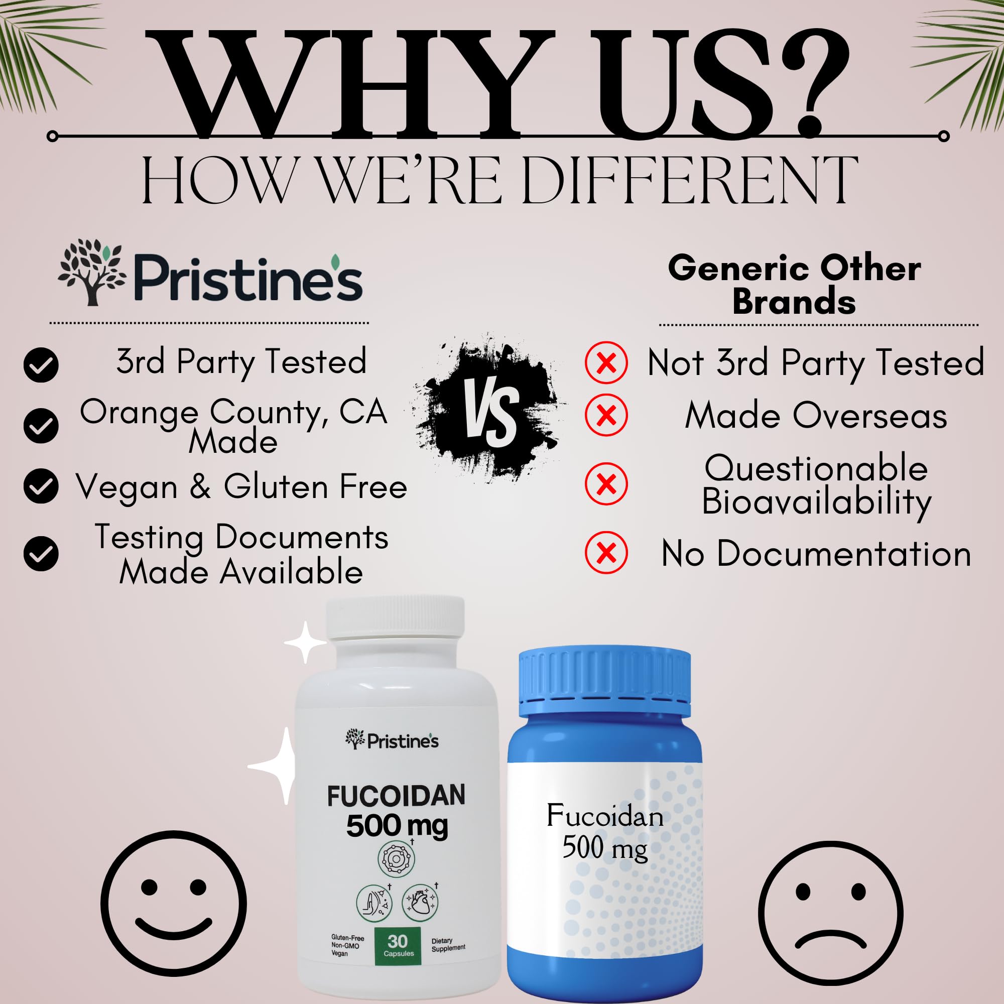 two-pack Fucoidan supplement for value