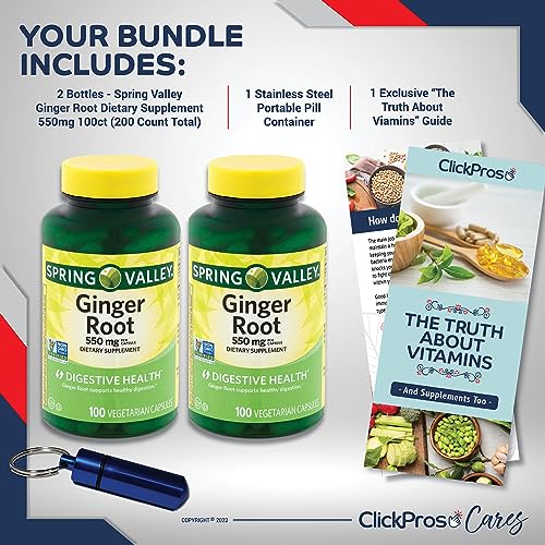 two pack ginger root capsules bundle