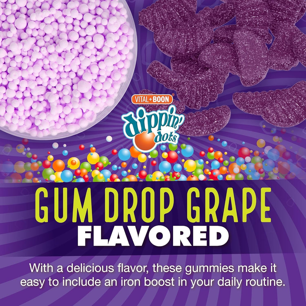 two pack iron gummies for health