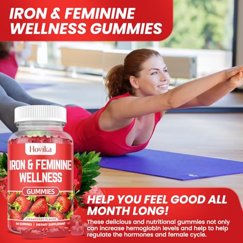 two pack iron vitamin gummies