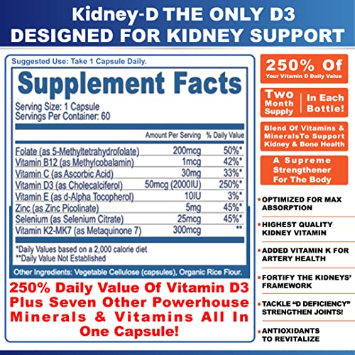 Two-pack kidney restore capsules