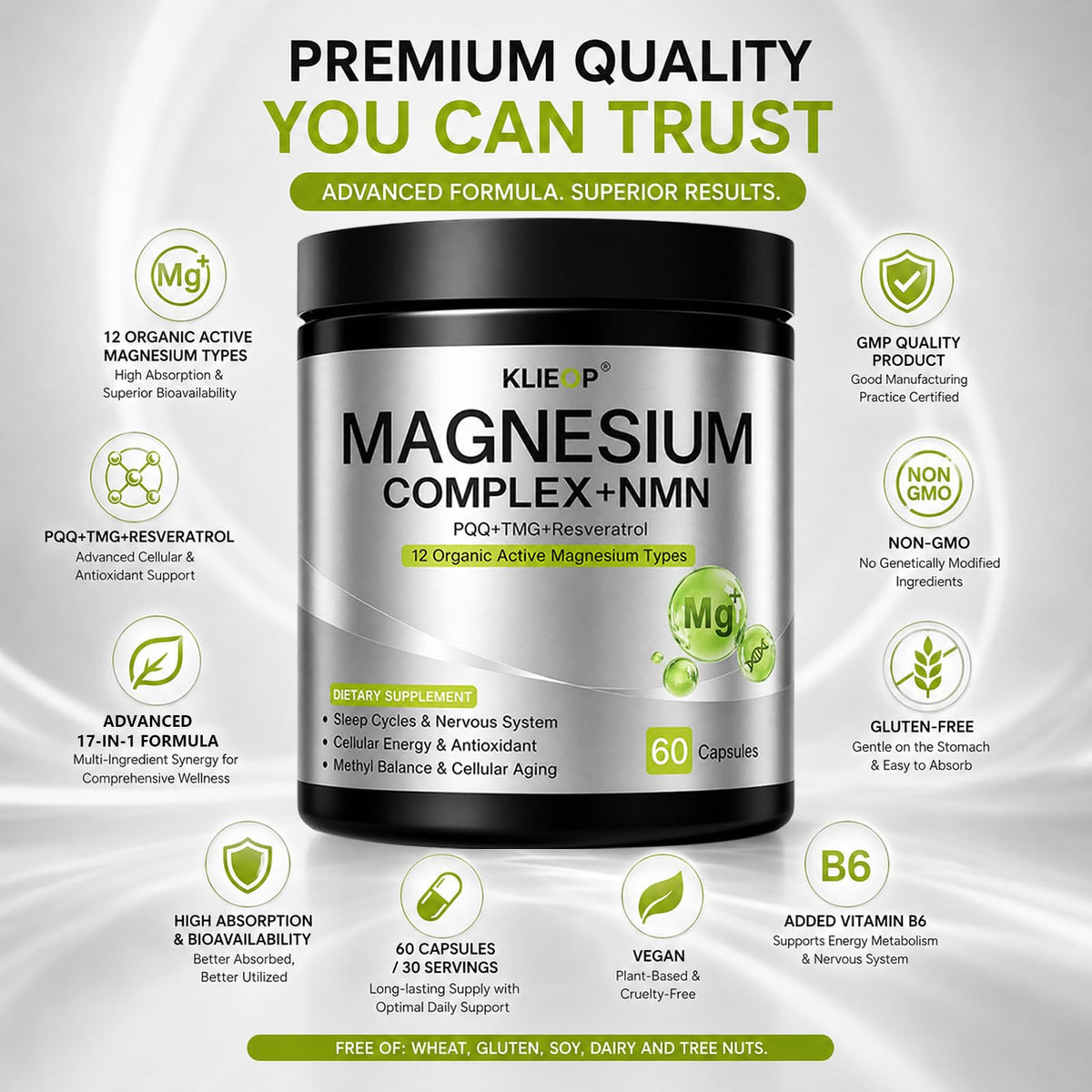 Two-pack magnesium complex for wellness