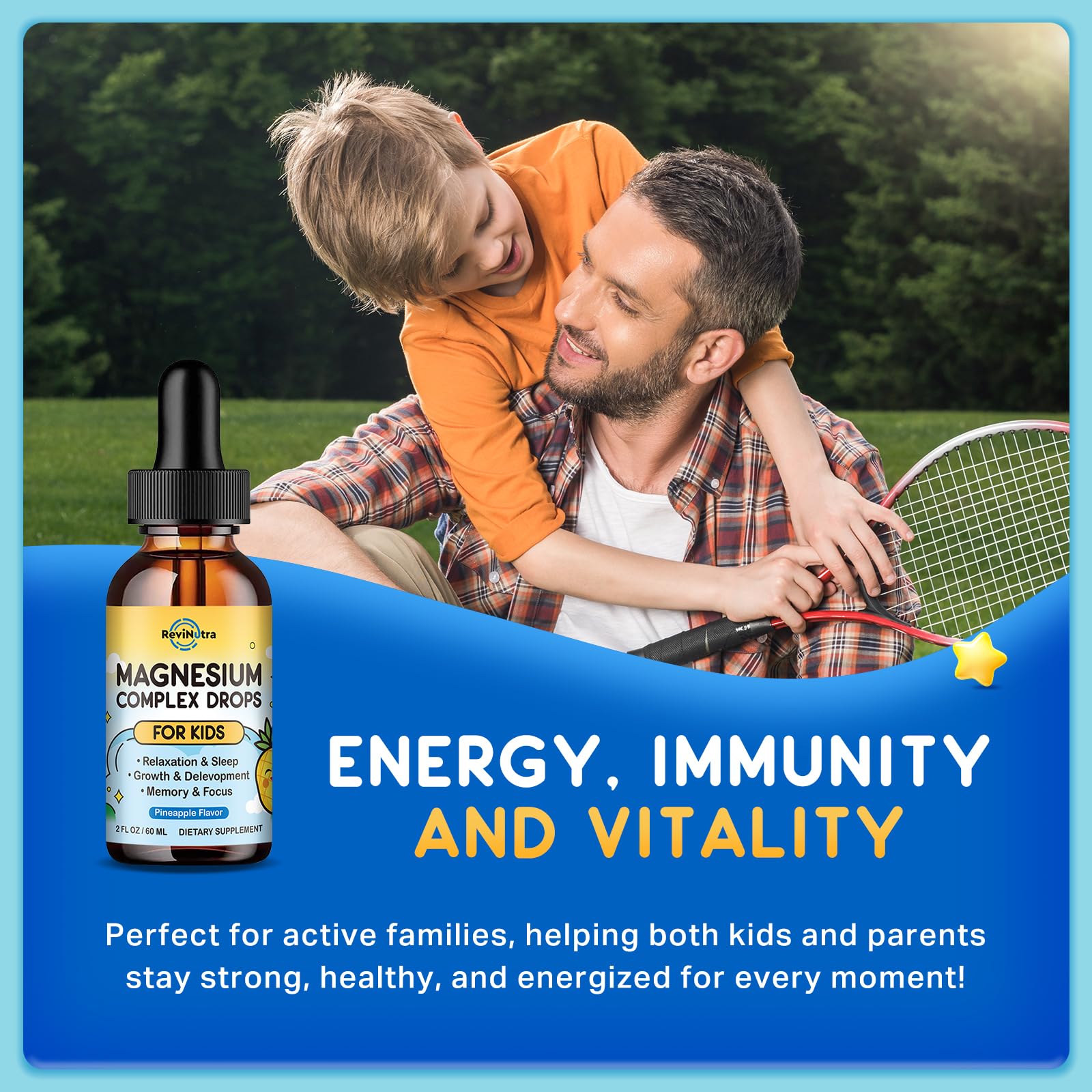 two pack magnesium glycinate for families