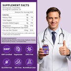 Two pack magnesium gummies for value