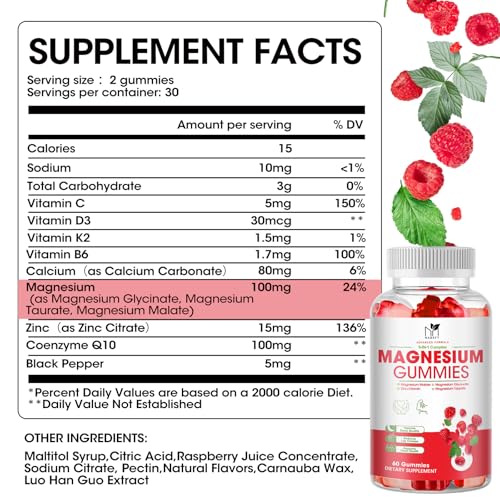 two pack magnesium gummies for value