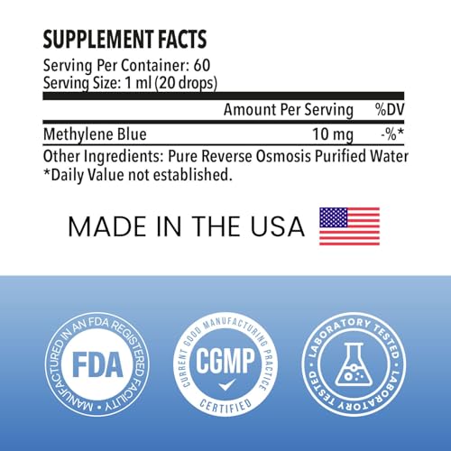 Two-pack Methylene Blue solution
