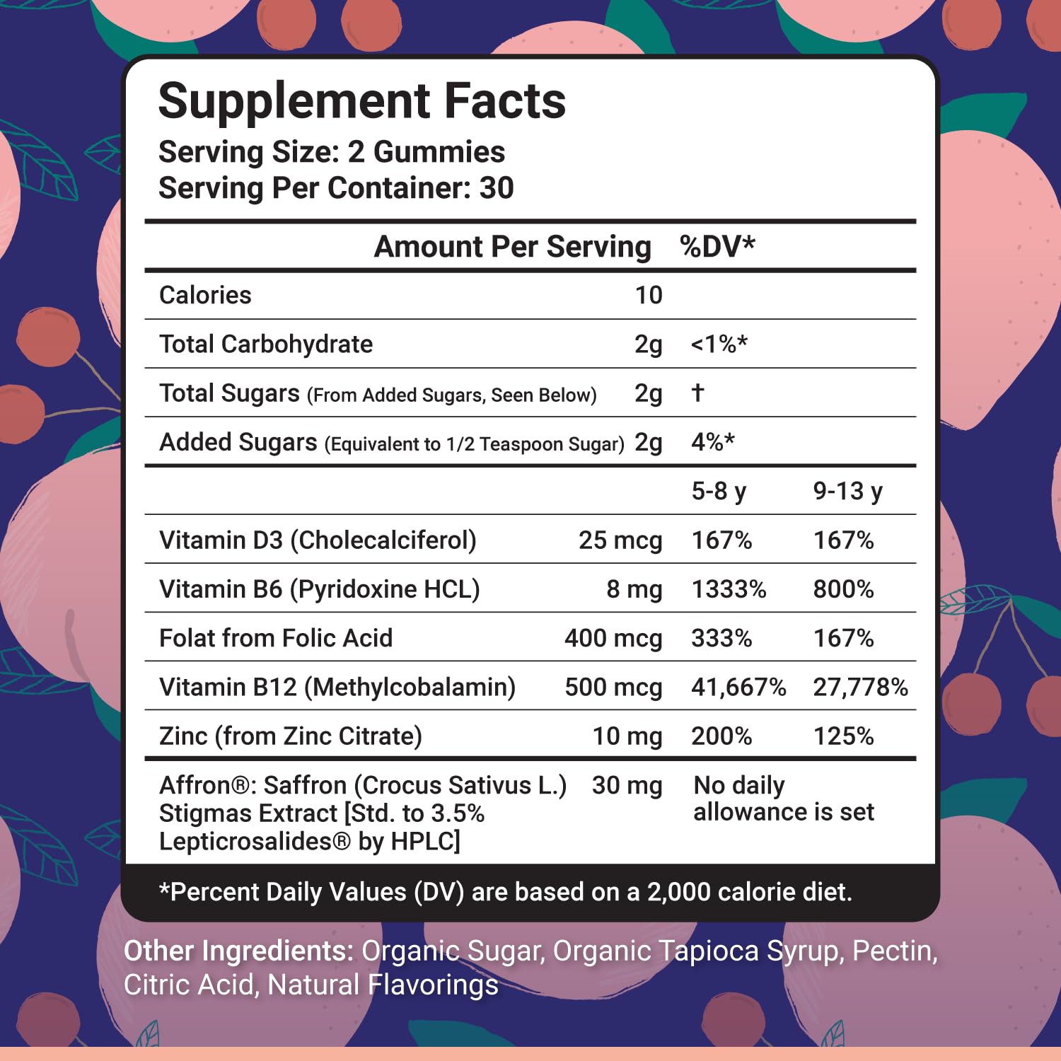 Two-pack multivitamin gummies for kids