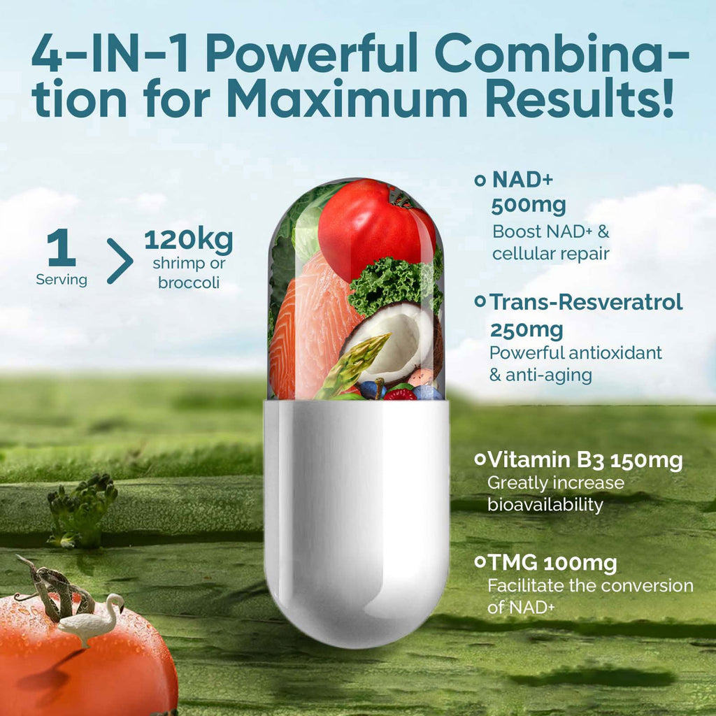 two pack NAD+ supplements for value
