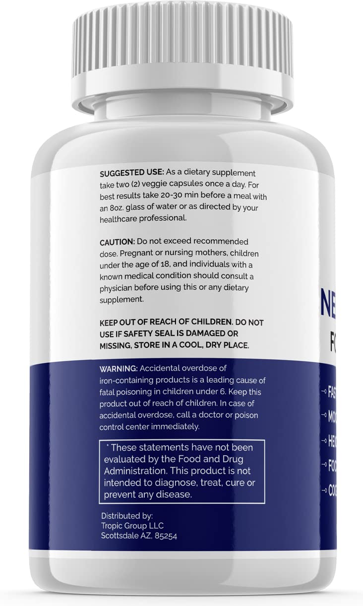 two pack of cognitive health capsules