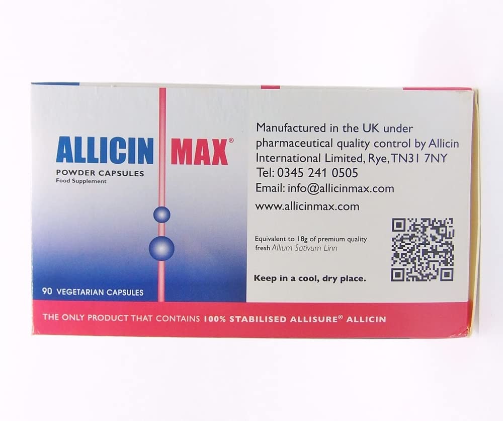 two pack of garlic allicin capsules