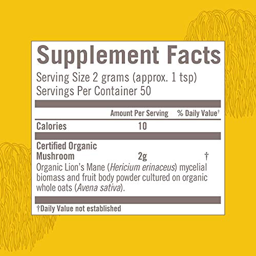 two pack of organic mushroom powder
