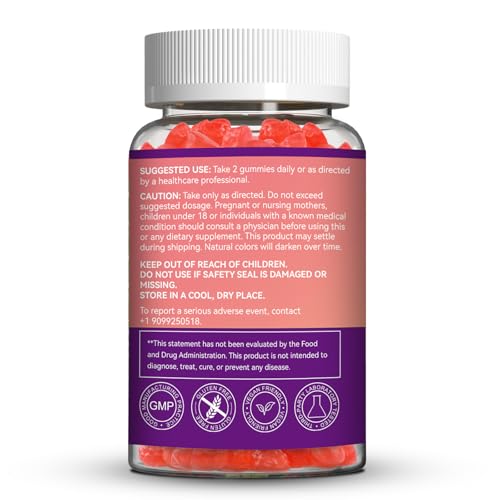 two pack potassium supplement gummies