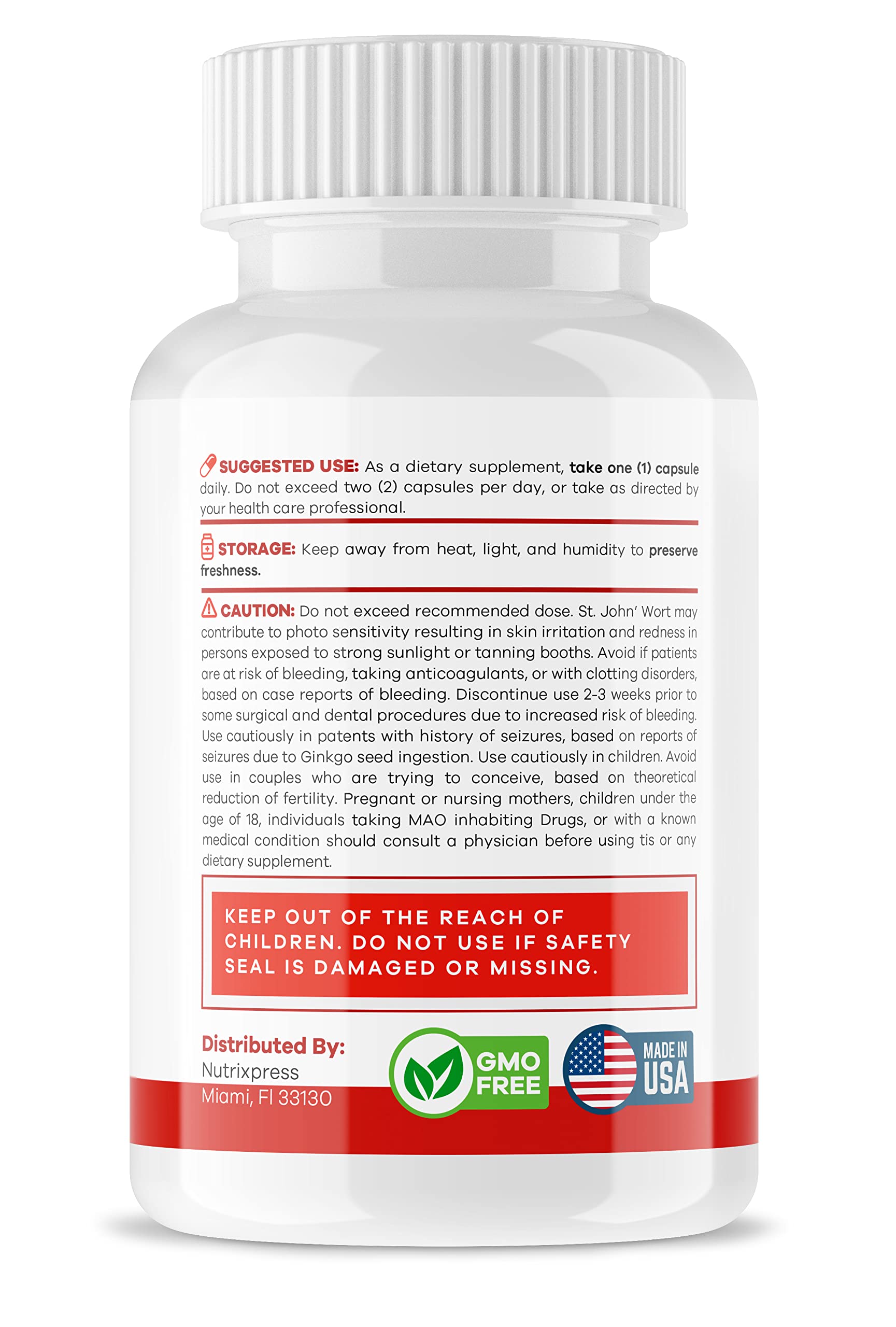 two pack Red Boom Flow Supplements