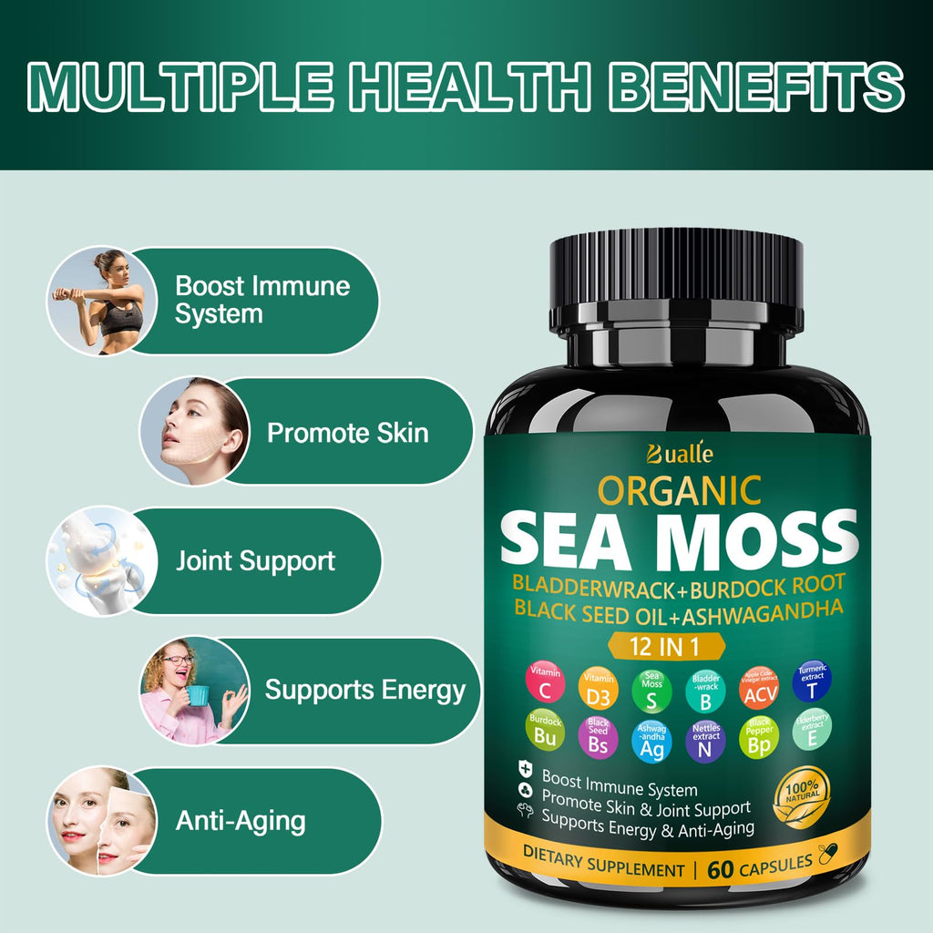 two pack sea moss supplement benefits