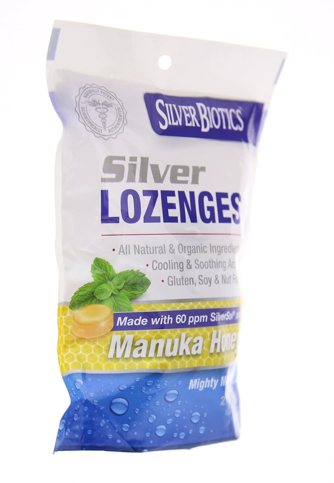 two pack silver lozenges for convenient use