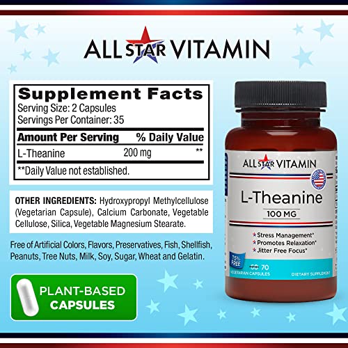 two pack vegetarian stress relief capsules