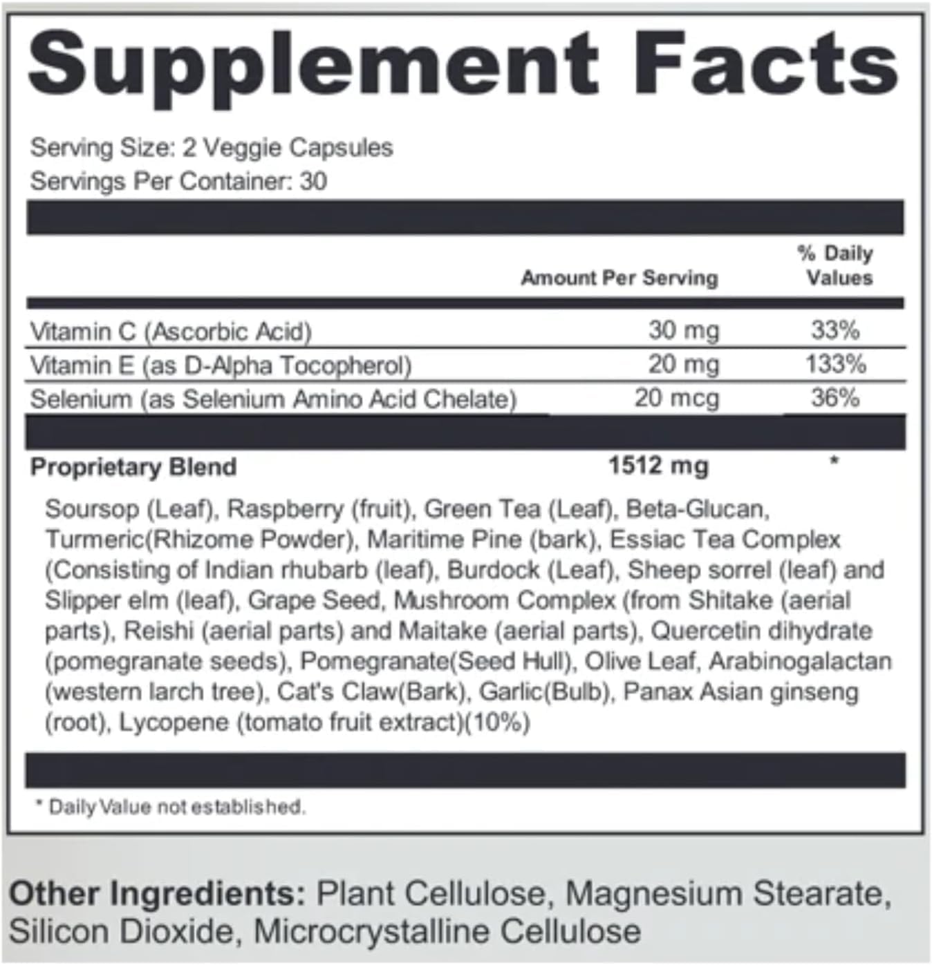 two pack vitamin and mineral