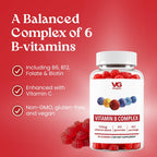 two pack vitamin b complex gummies