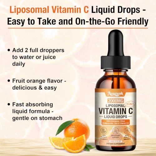 Two pack Vitamin C drops for value