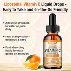 Two pack Vitamin C drops for value