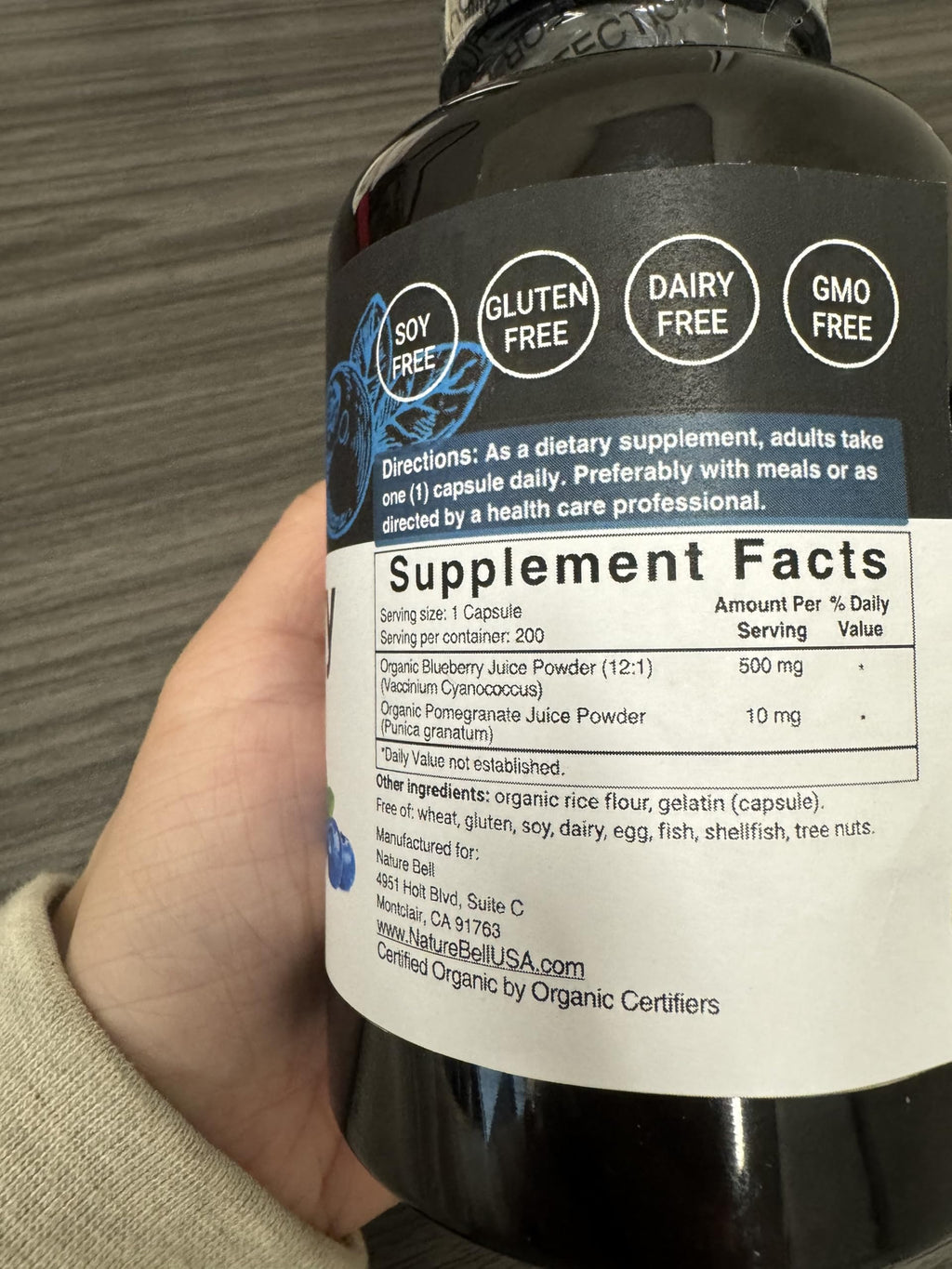two pack vitamin supplements