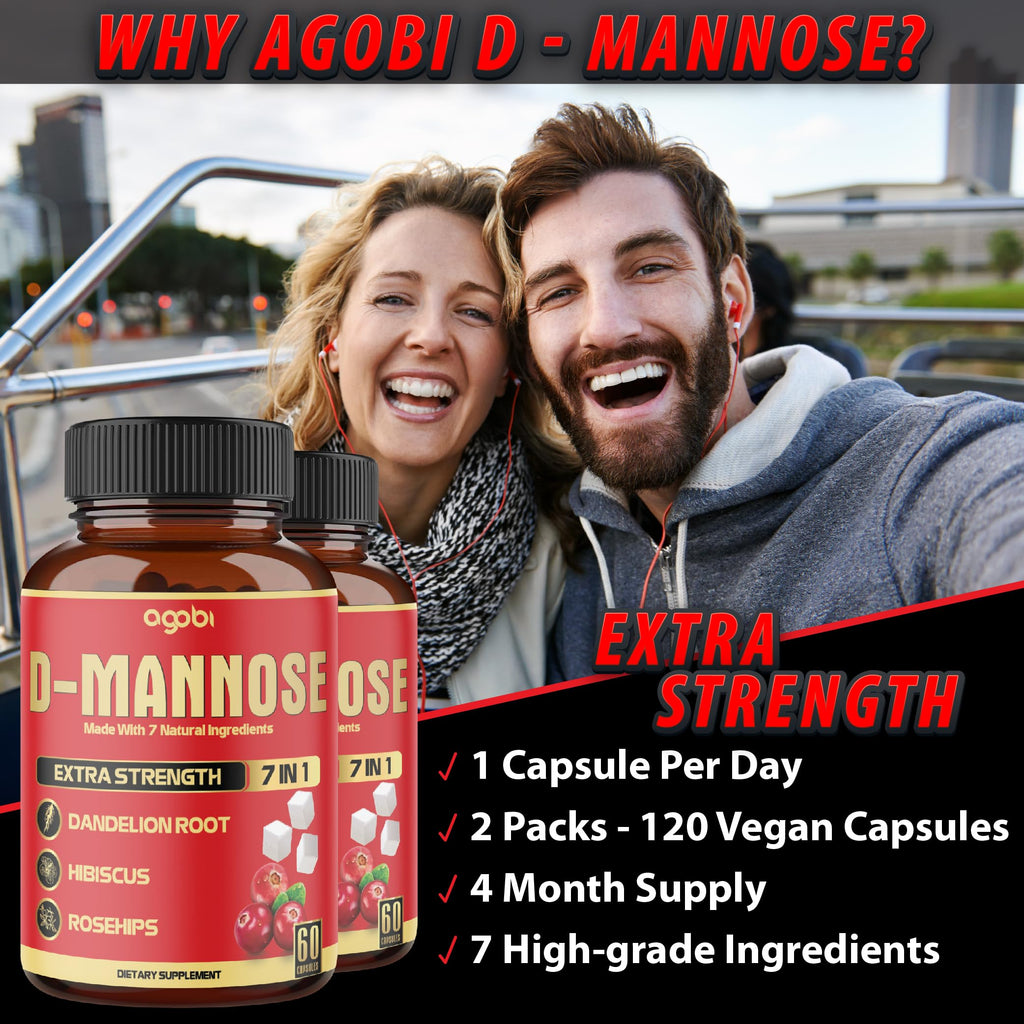 Two packs of D-Mannose capsules