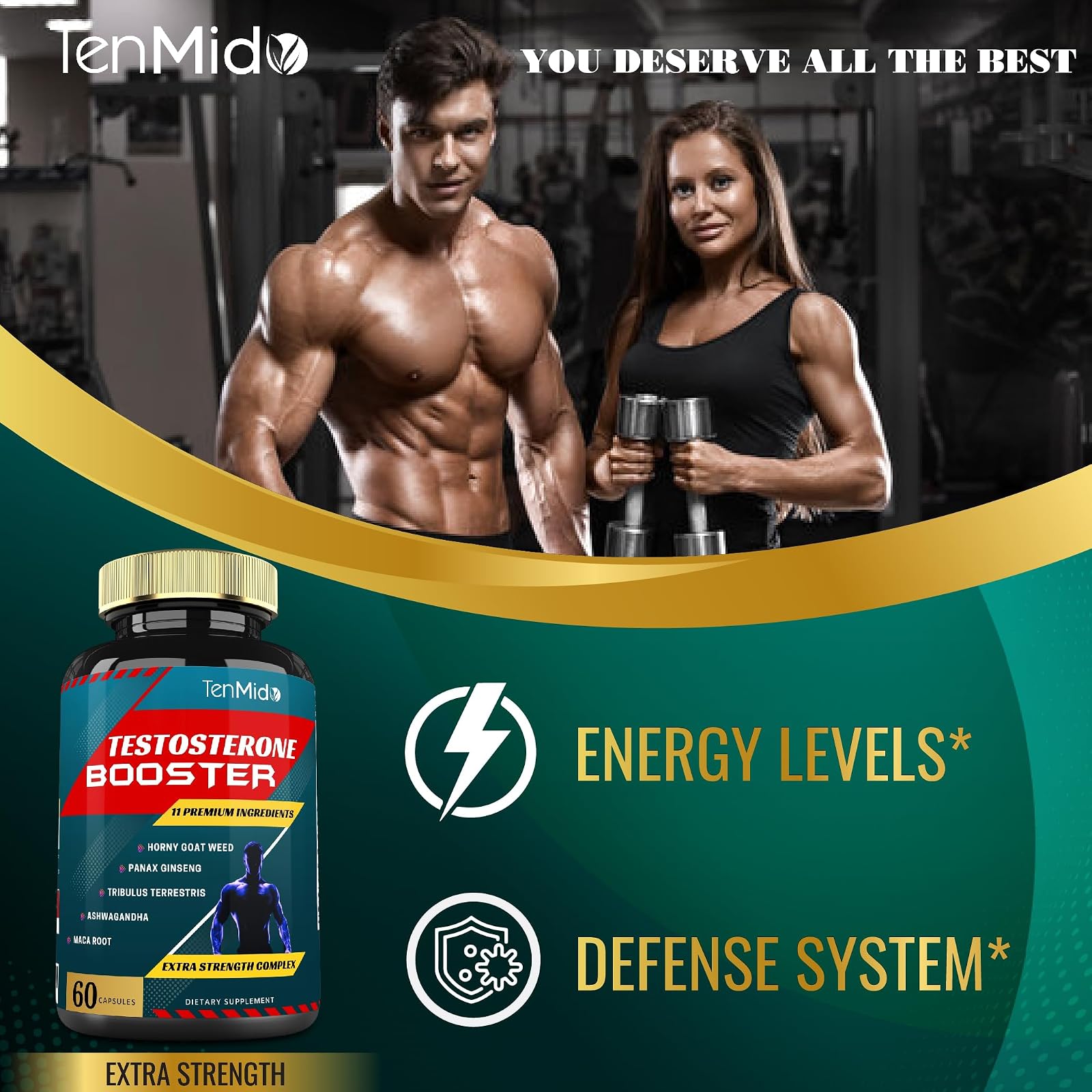 two packs of testosterone boosters
