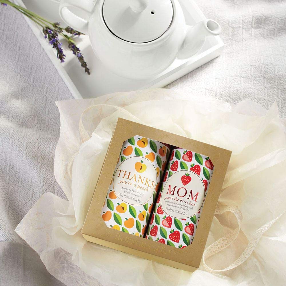 two tins of herbal tea