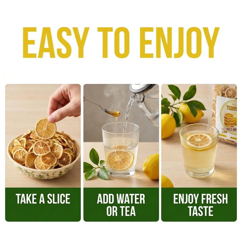 TXDLNLLK lemon slices for detox drinks