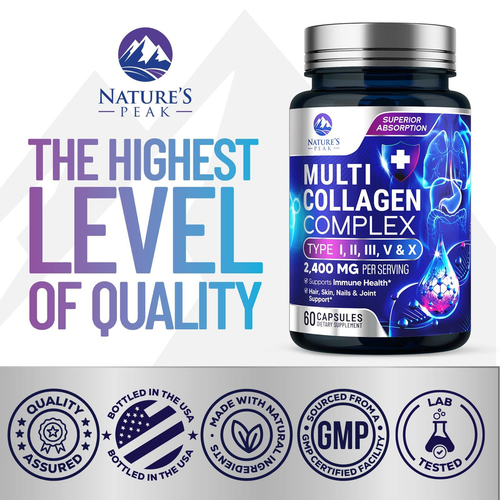 Type I II III collagen benefits