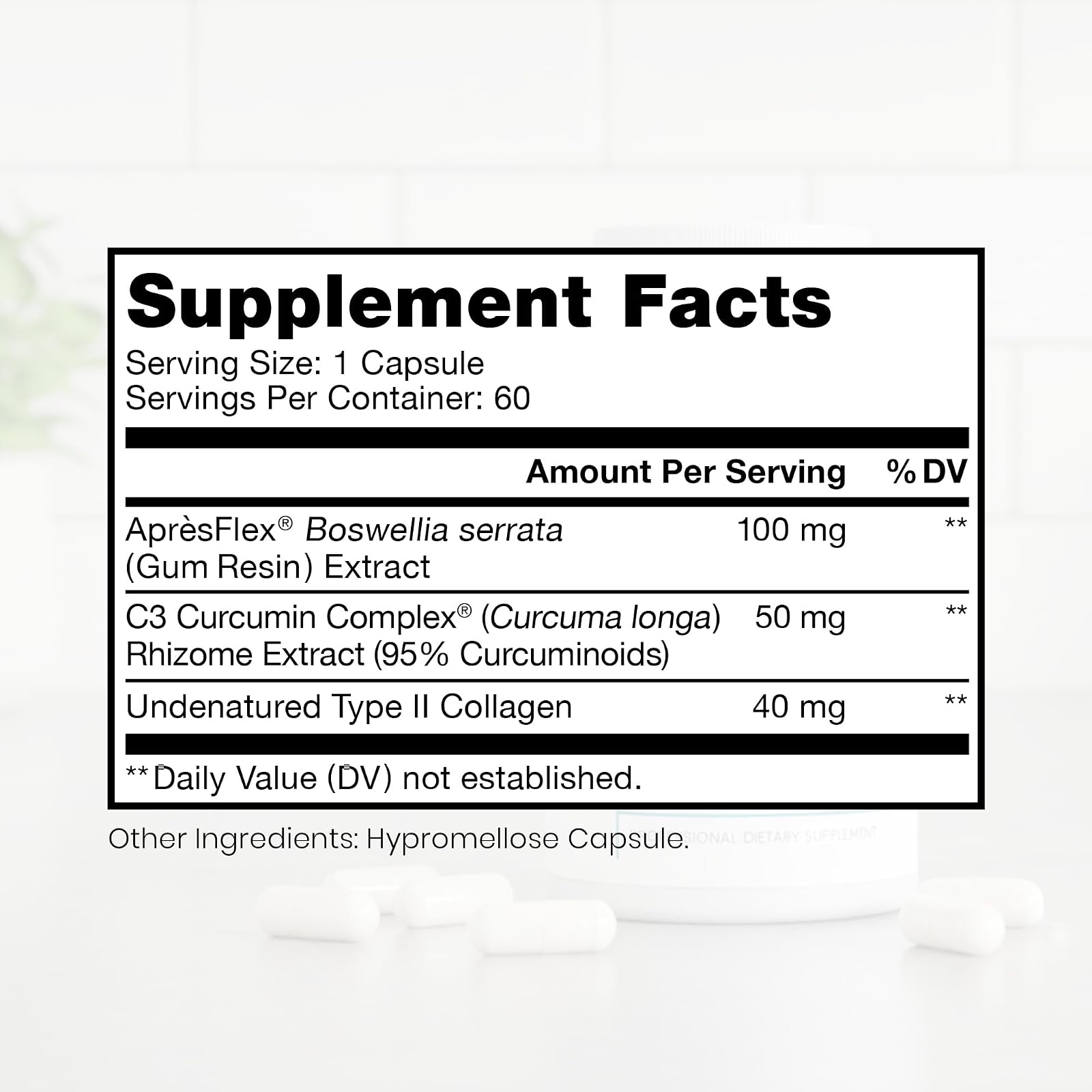 Type II collagen for joint health