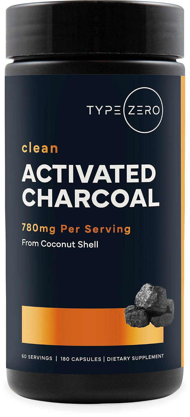 Type Zero activated charcoal capsules